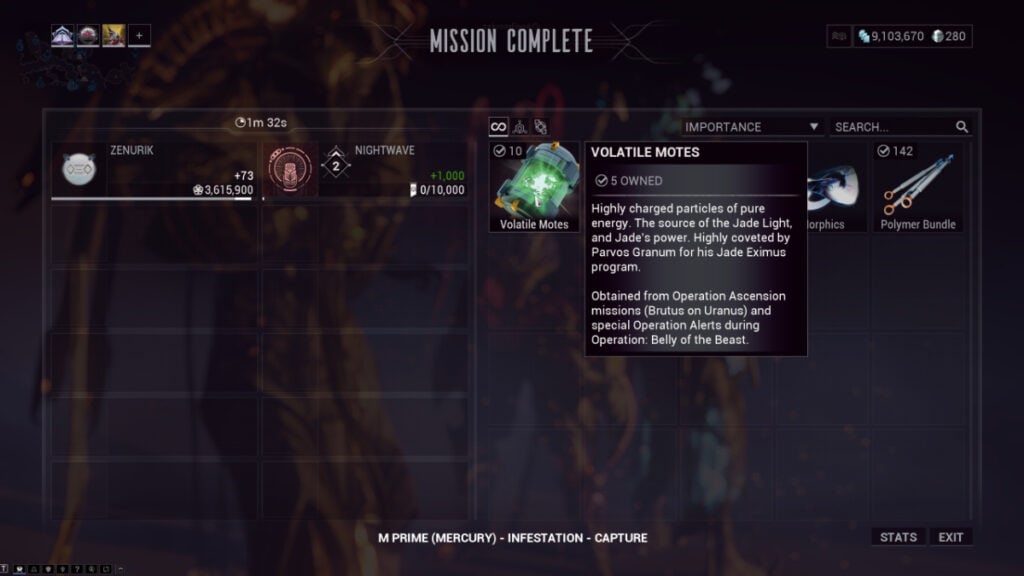 How To Get (& Use) Volatile Motes in Warframe (Volatile Motes Fast ...