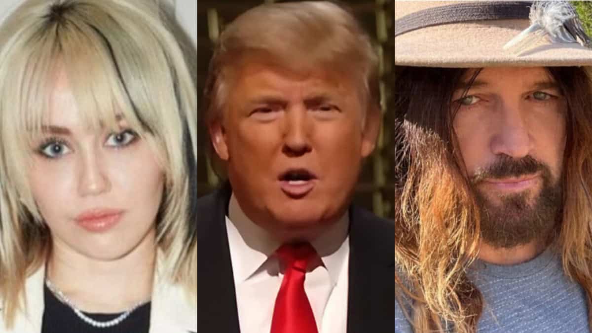 Donald Trump Stirs the Pot in Miley Cyrus Feud with Dad Billy Ray Cyrus ...