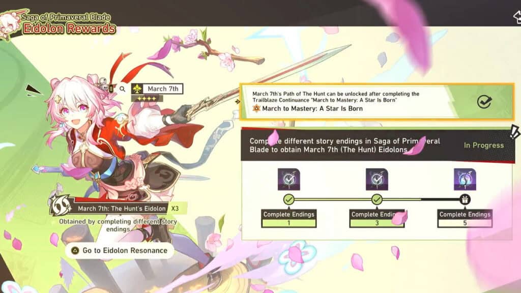 How To Get Imaginary March 7th Eidolons in Honkai Star Rail | The Nerd ...