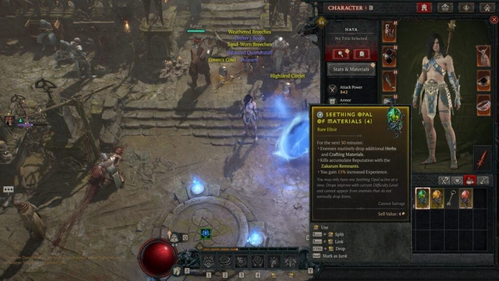 How to Get & Use Seething Opal in Diablo 4 Season 6 (Seething Opal Farming Guide) | The Nerd Stash