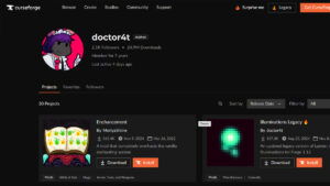 All Minecraft Mods Used and Created by YouTuber doctor4t | The Nerd Stash