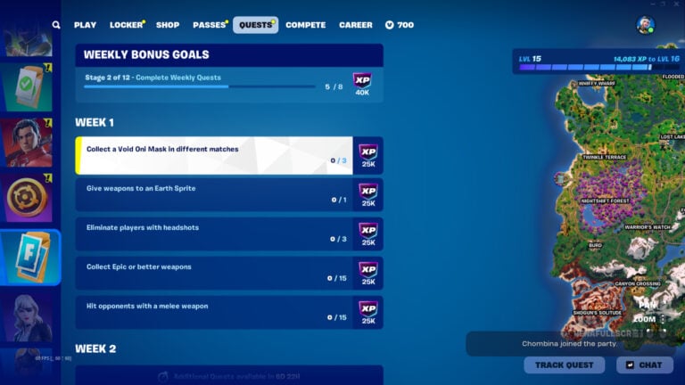 All Fortnite Chapter 6 Season 1 Weekly Quests (& How to Complete Them) - Week 7 | The Nerd Stash