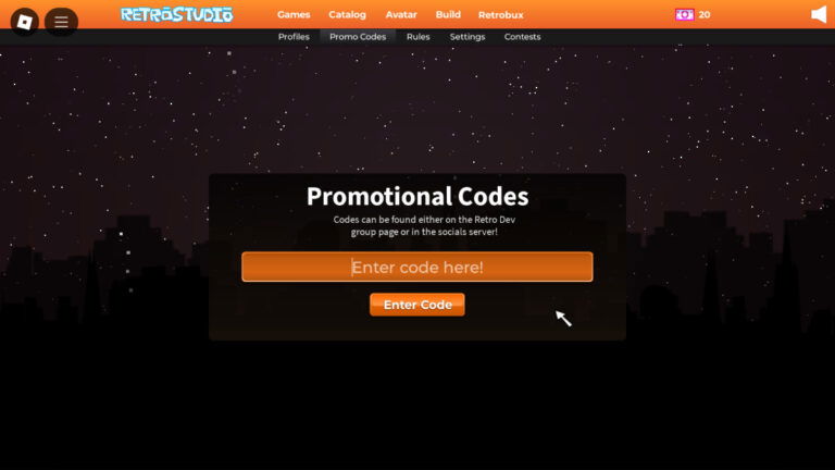 Roblox Retrostudio Codes (January 2025) | The Nerd Stash