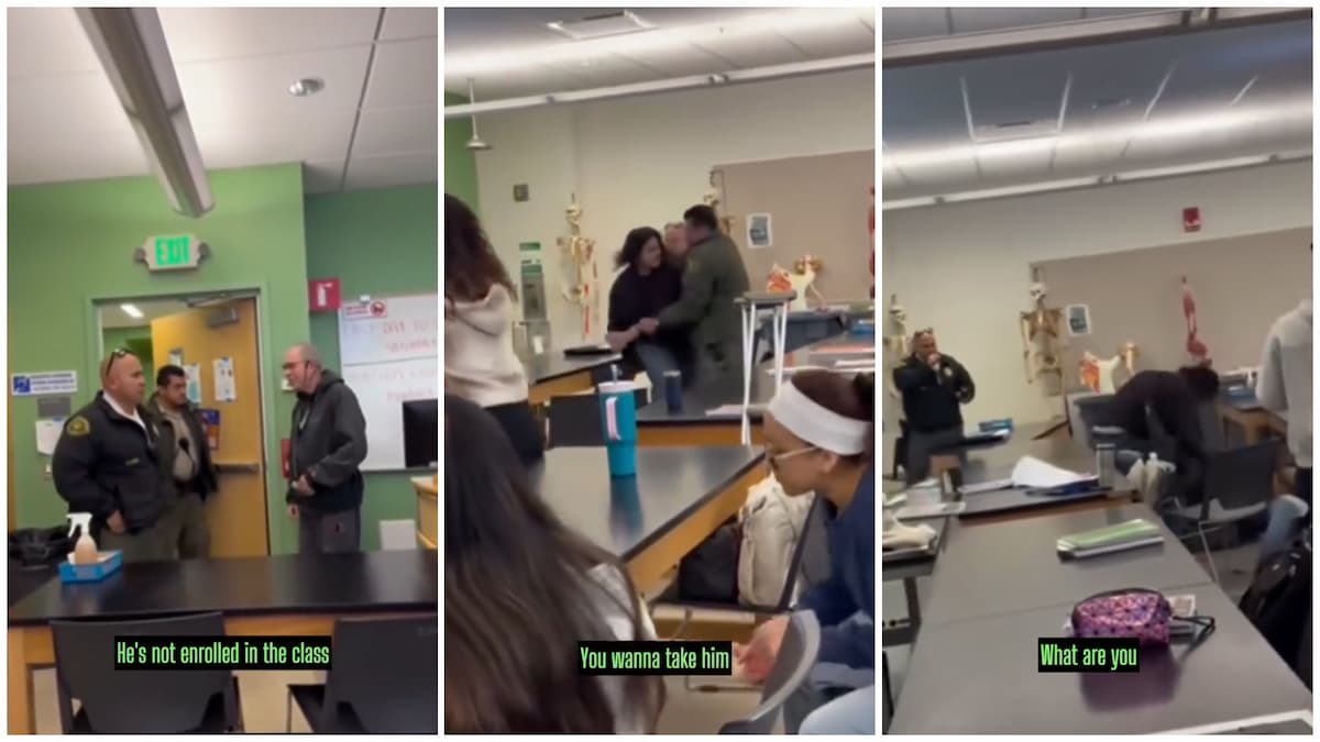 Man Arrested for Refusing to Leave Classroom & Assaulting a Police ...