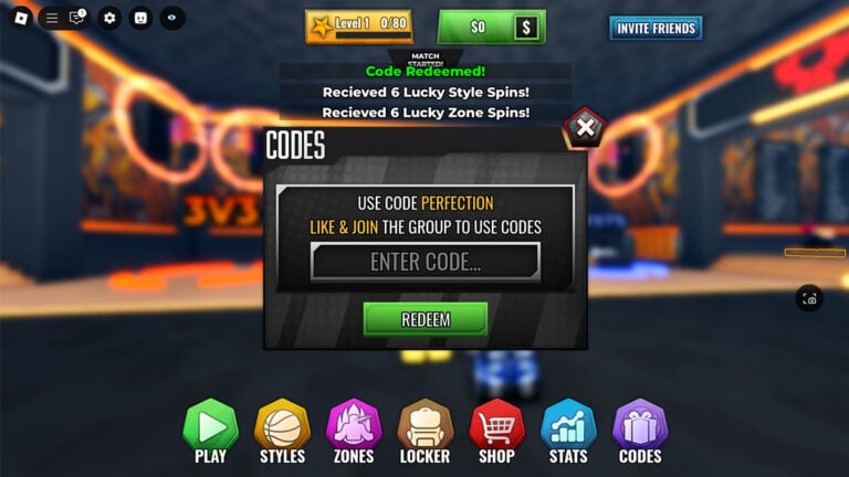 Roblox Basketball: Zero Codes (May 2025) | The Nerd Stash